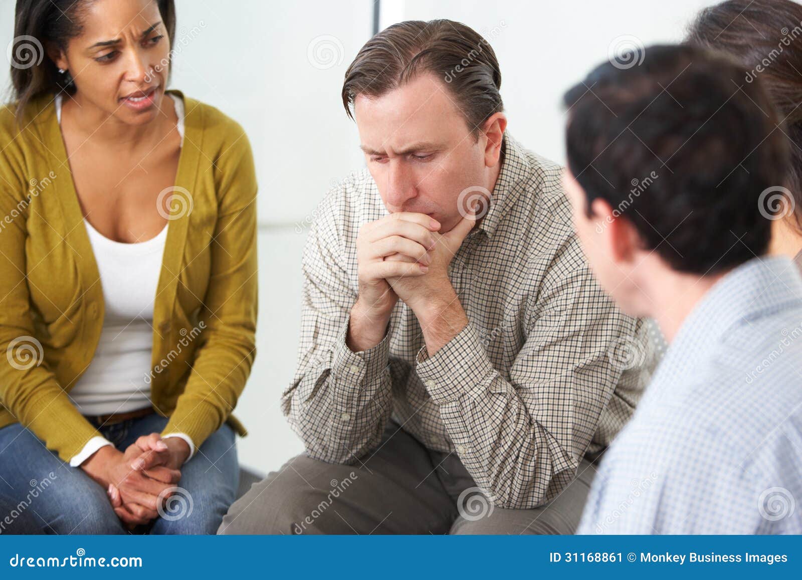 Meeting of Support Group stock image. Image of prayer - 31168861