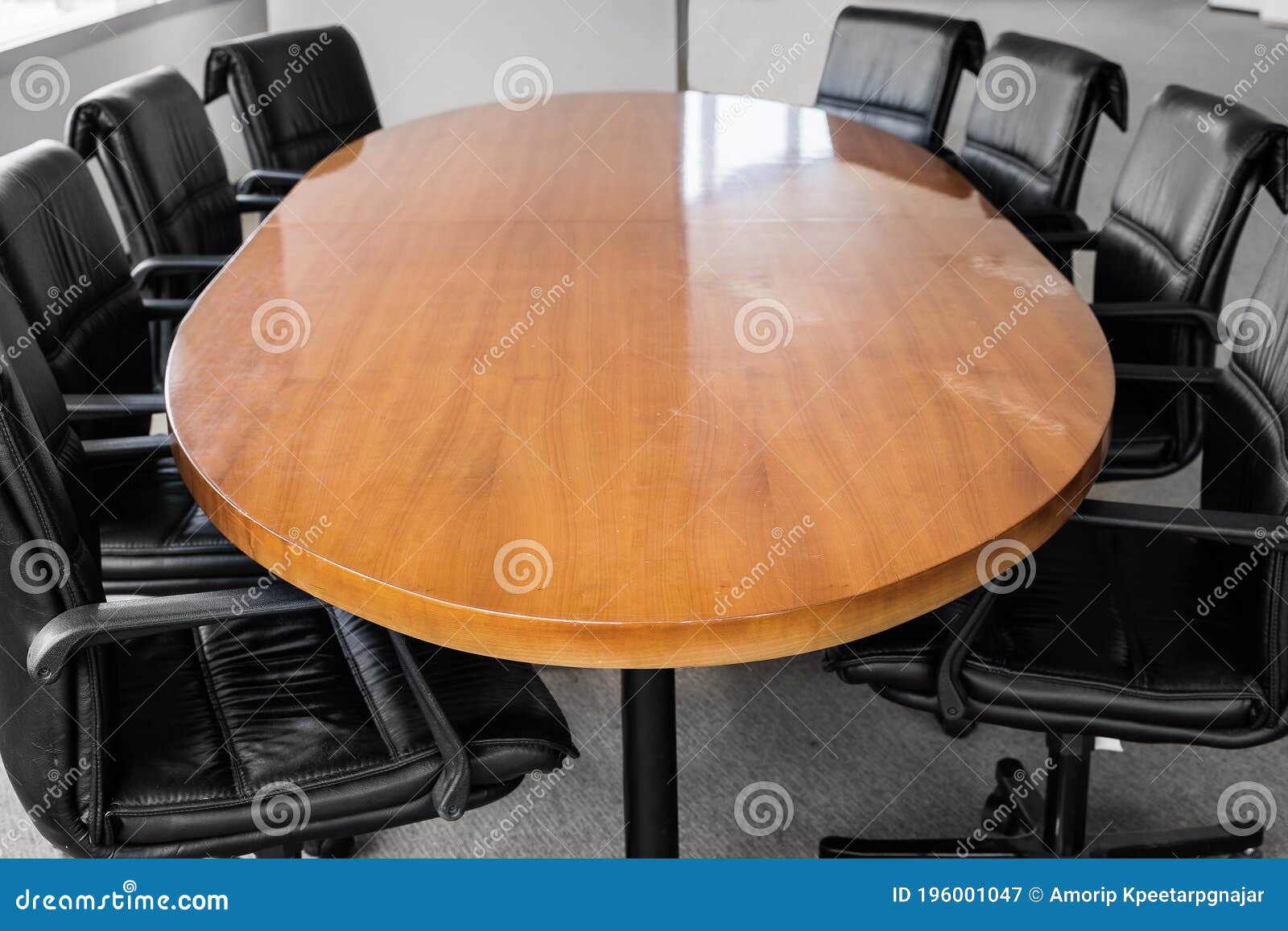 Chair and Table in Meeting Room Stock Image - Image of minimalist ...