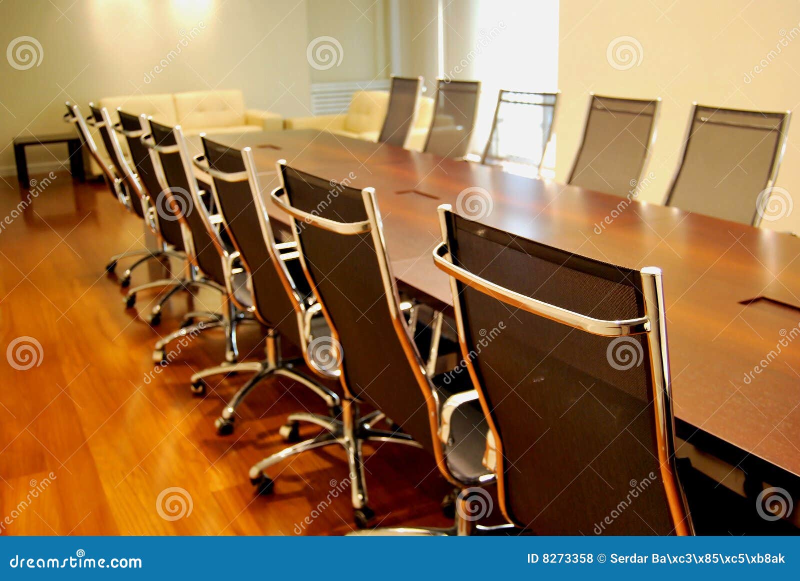 Meeting table stock photo. Image of armchairs, directors - 8273358