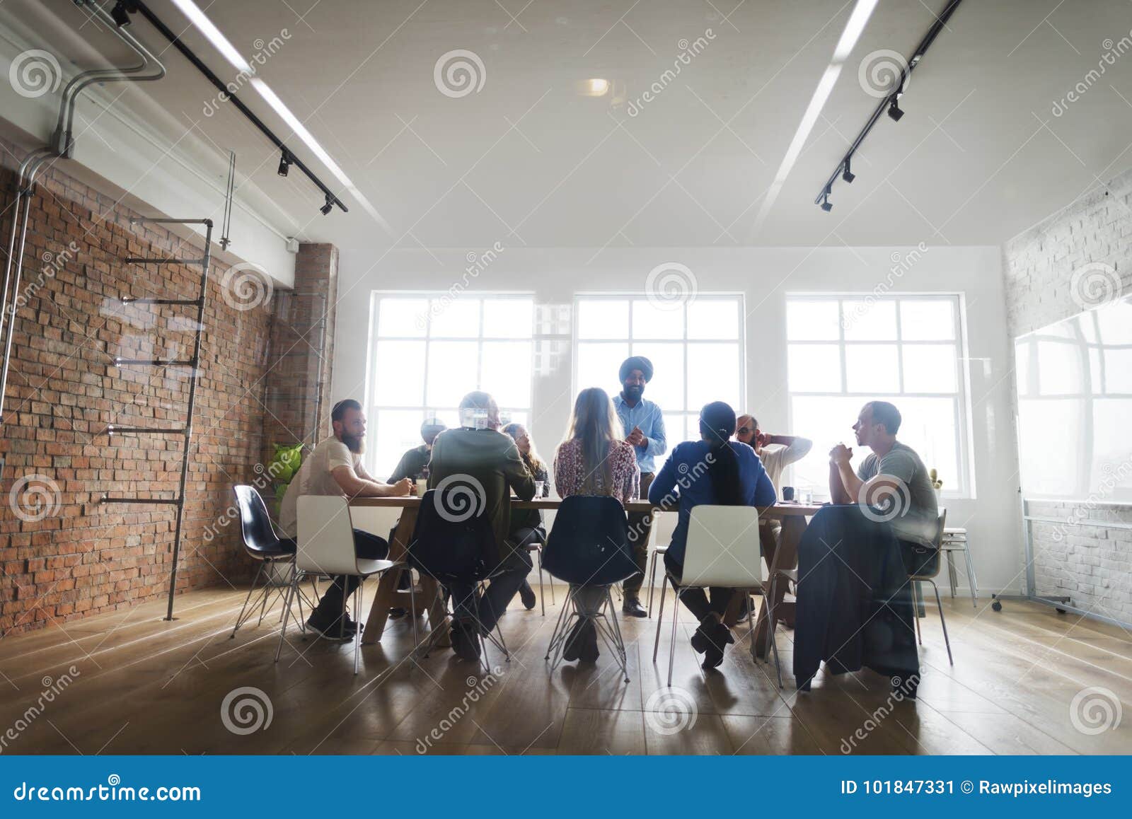 Meeting Table Networking Sharing Concept Stock Image - Image of ...