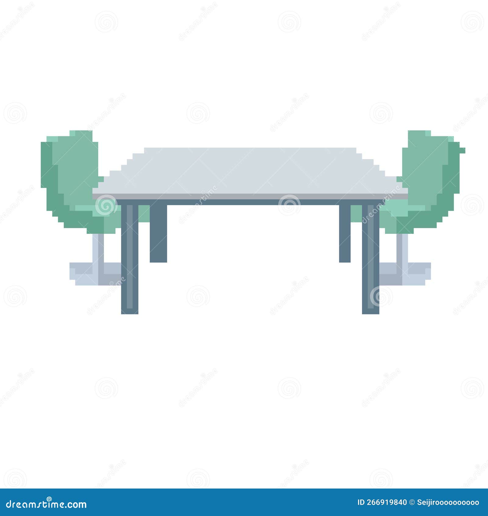 Meeting table stock vector. Illustration of meeting - 266919840