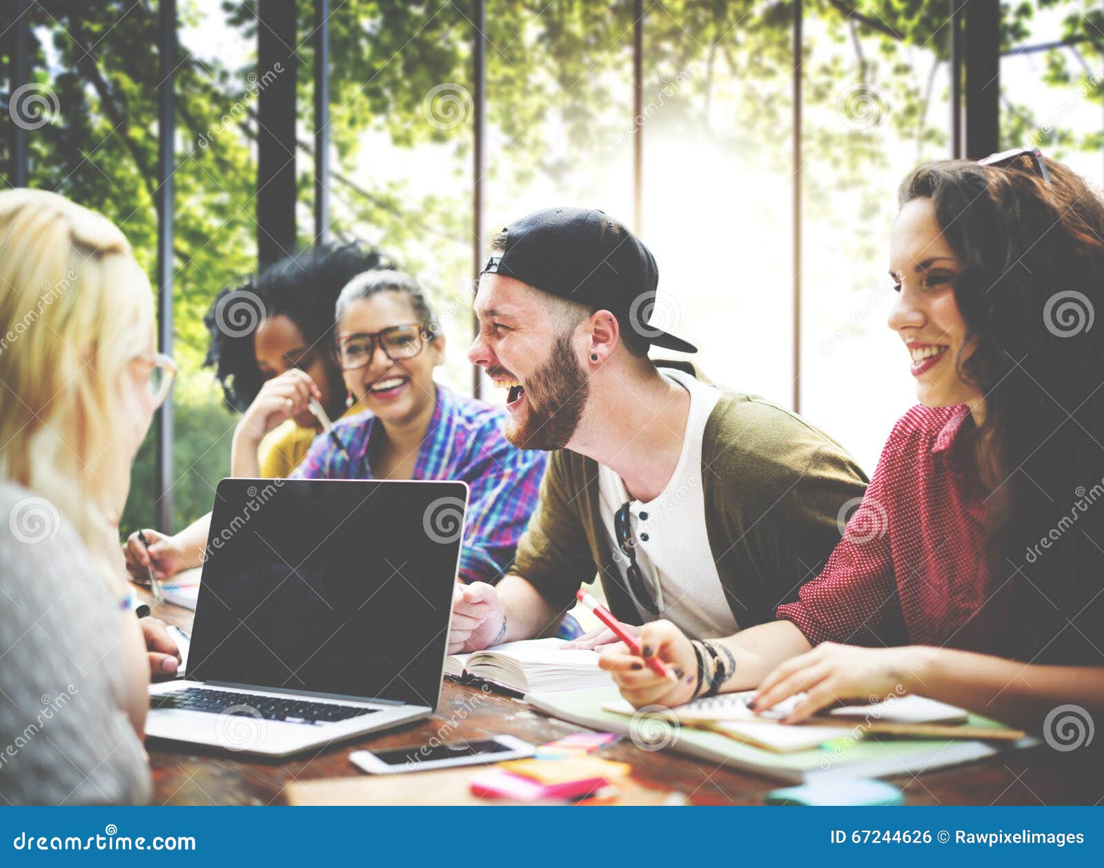 Meeting Talking Discussion Brainstorming Communication Concept Stock ...