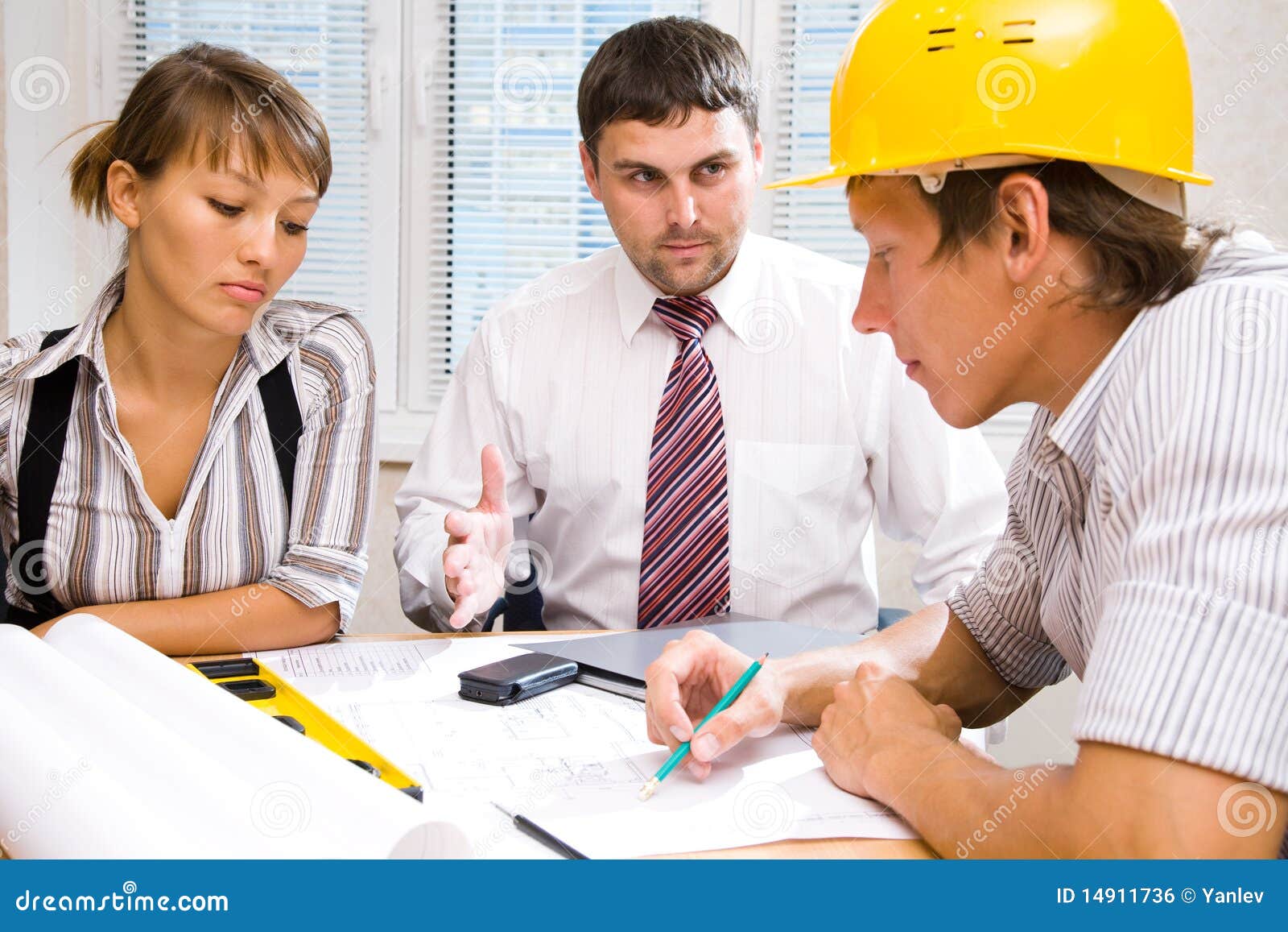 Meeting the Team of Engineers Stock Photo - Image of adult, meeting ...