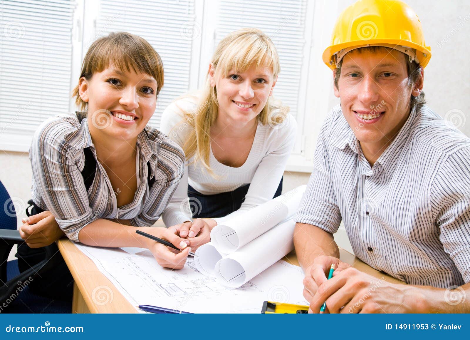 Meeting the Team of Engineers Stock Image - Image of paper, human: 14911953