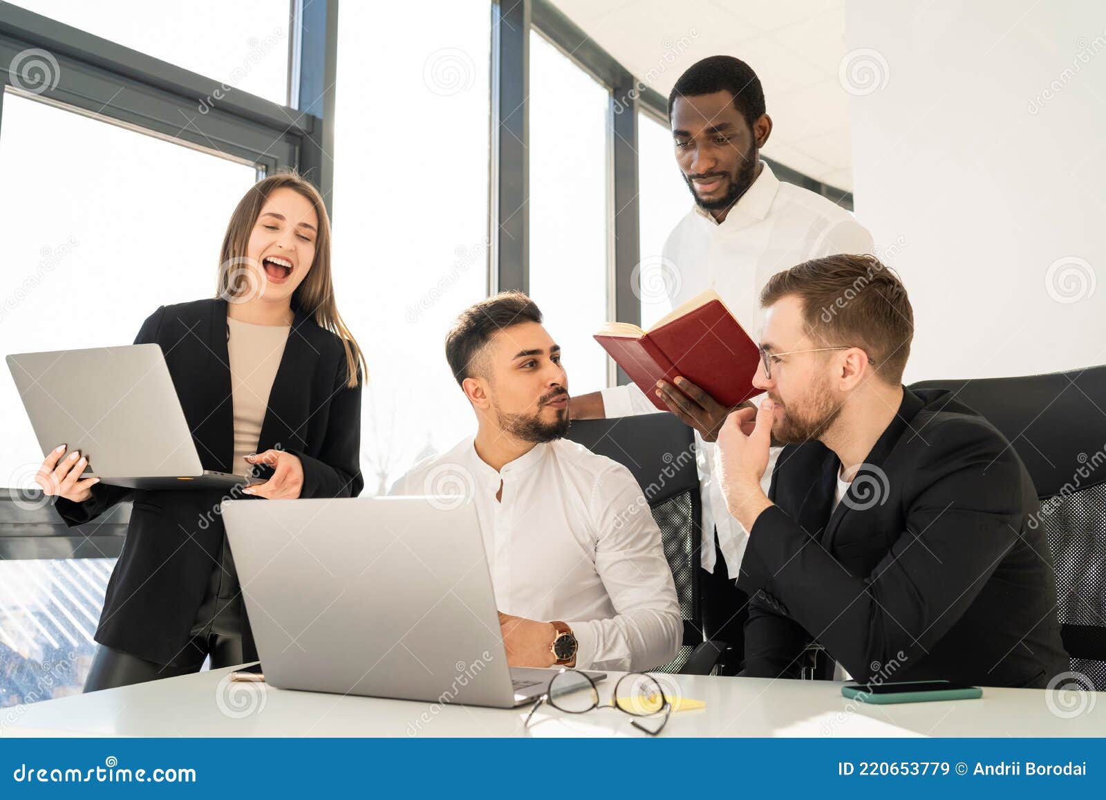 Meeting of the Team of Software Developers in the Office. Stock Image ...