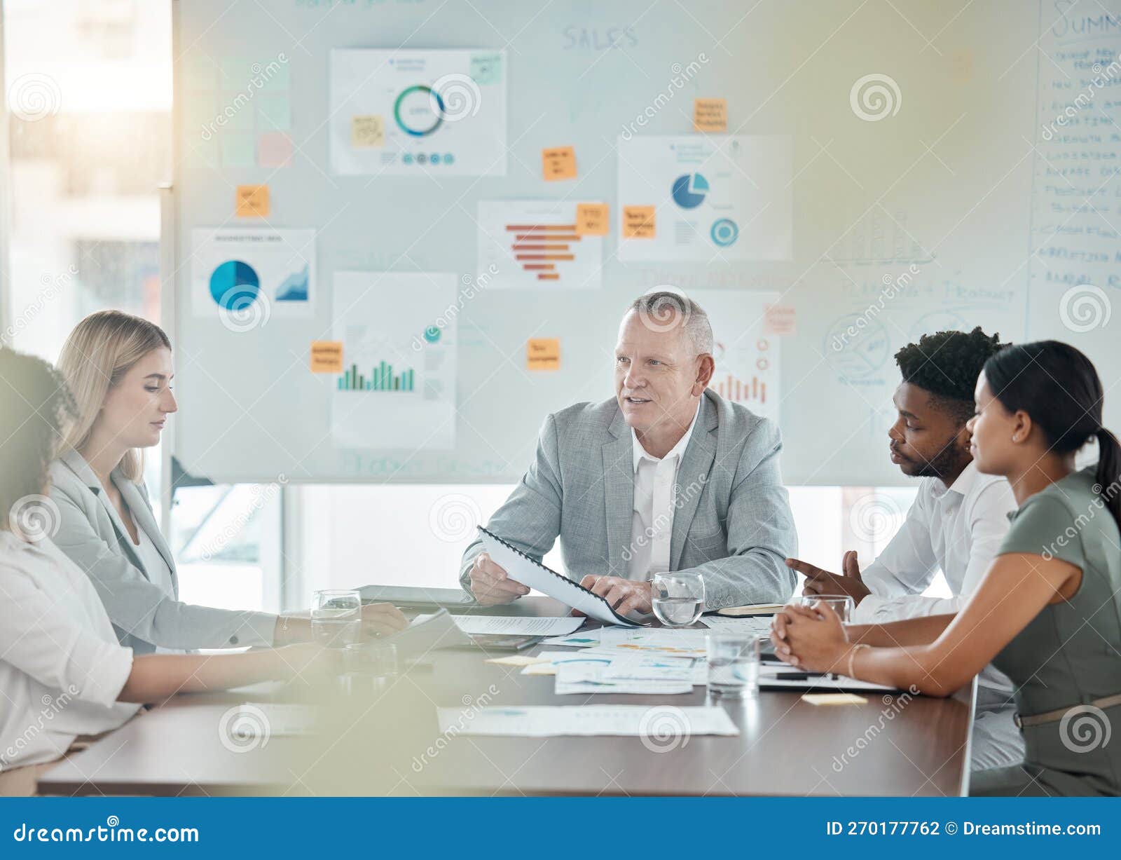 Meeting, Training and Collaboration with a Manager, Leader or CEO and ...