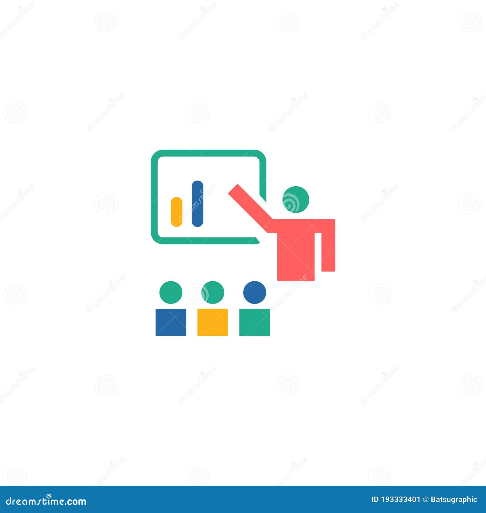 Meeting Vector Icon Logo Design Stock Vector - Illustration of graphic ...