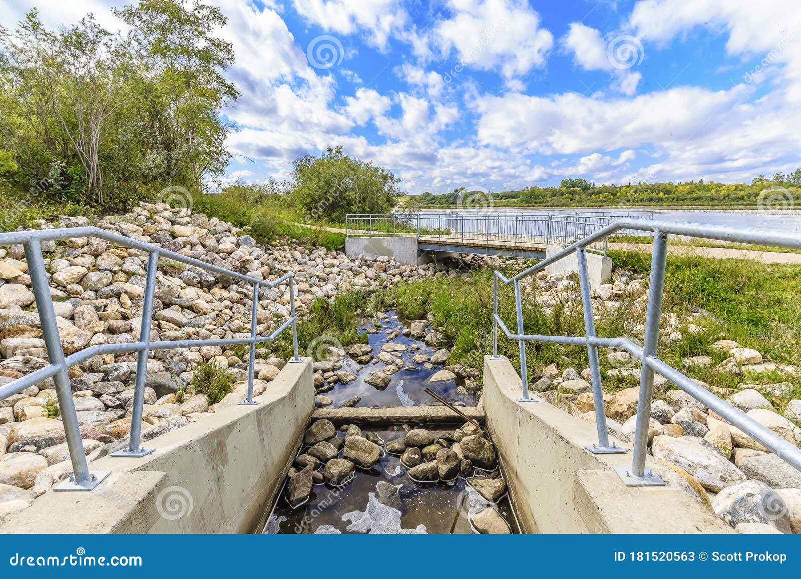 Meewasin Trail stock image. Image of tree, saskatoon - 181520563