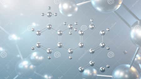 Mefenamic Acid Molecular Structure, 3d Model Molecule, Ponstel ...