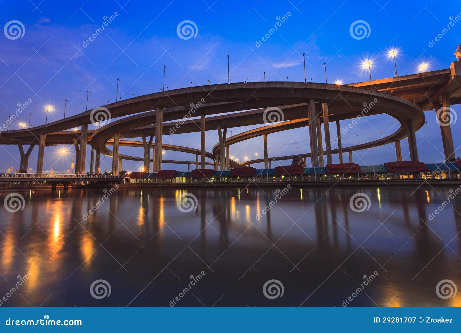 Mega Bridge stock image. Image of summer, path, shipyard - 29281707