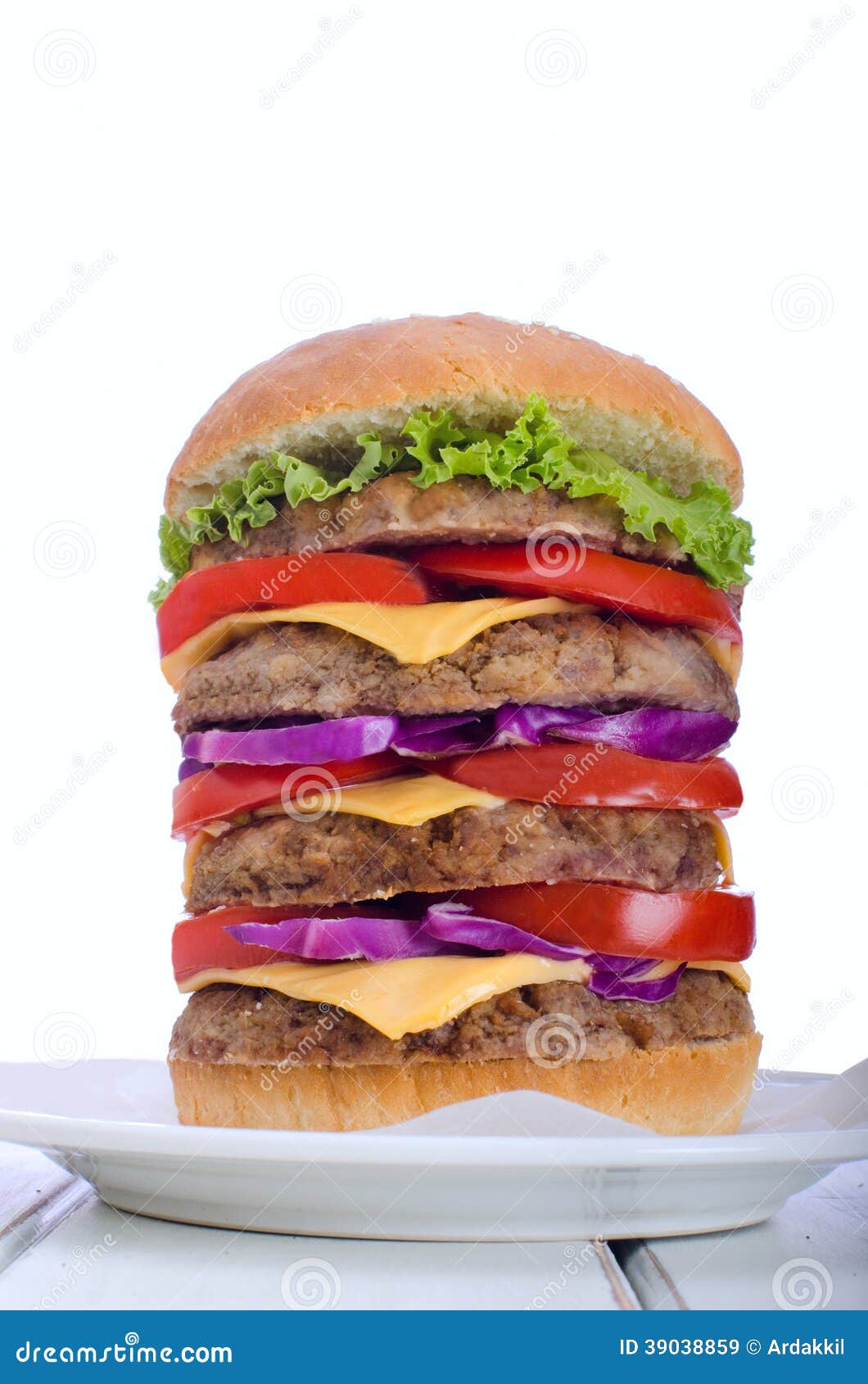Mega burger stock image. Image of ideas, indulgence, burger - 39038859