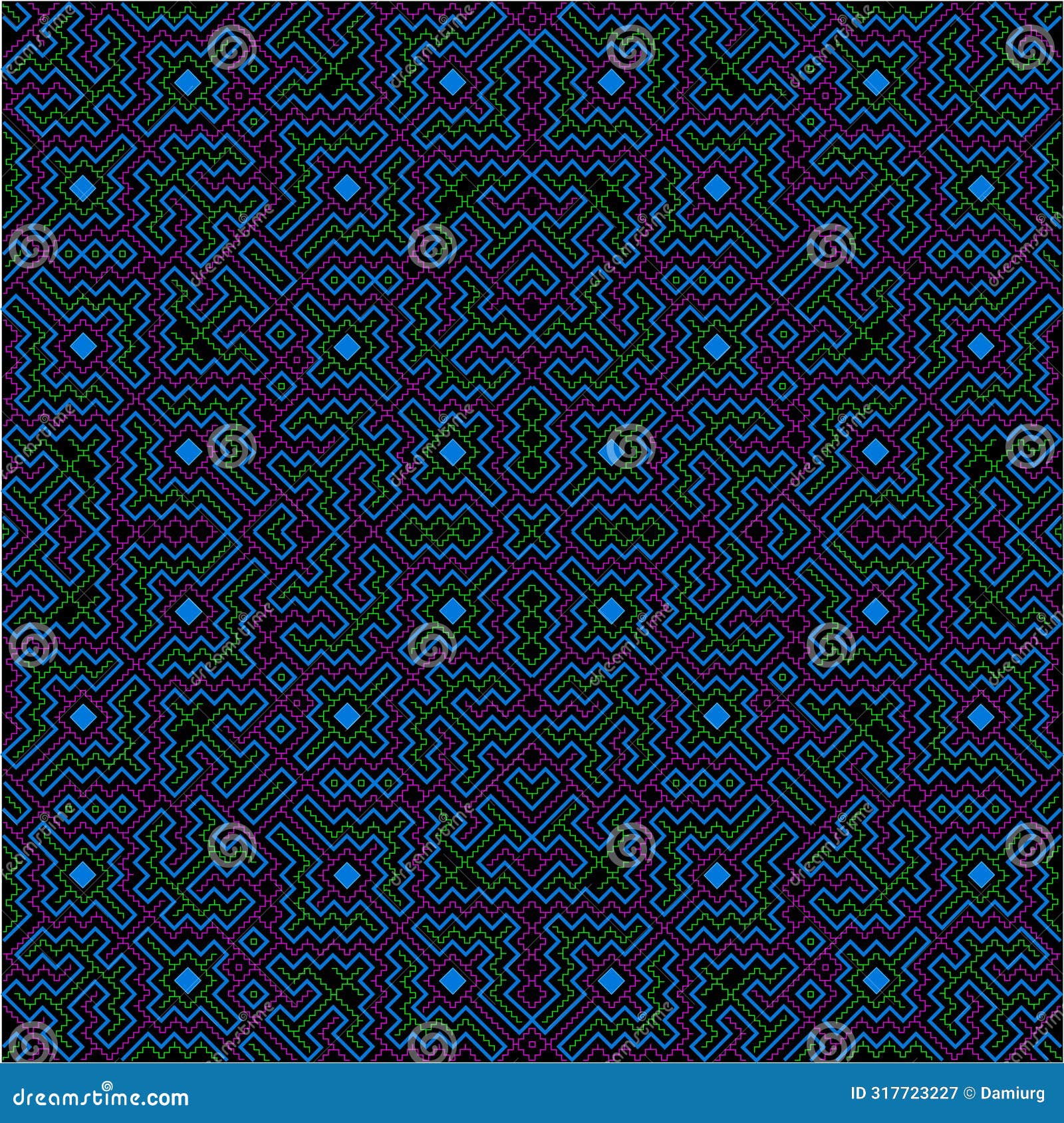 7 Of 12 Shipibo Conibo Artwork Patterns HD Set Cartoon Vector ...