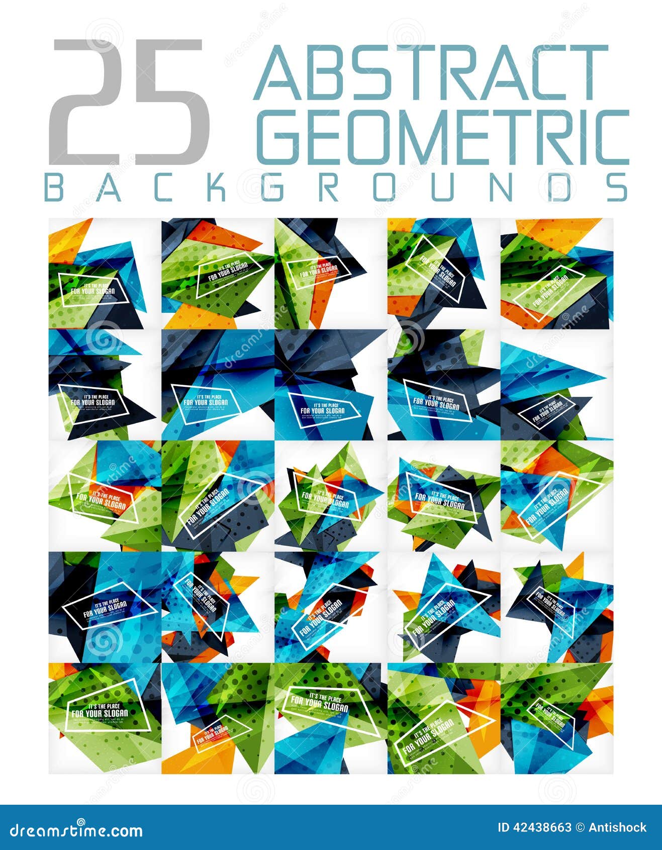 Mega Colleciton Of Futuristic Backgrounds Cartoon Vector ...