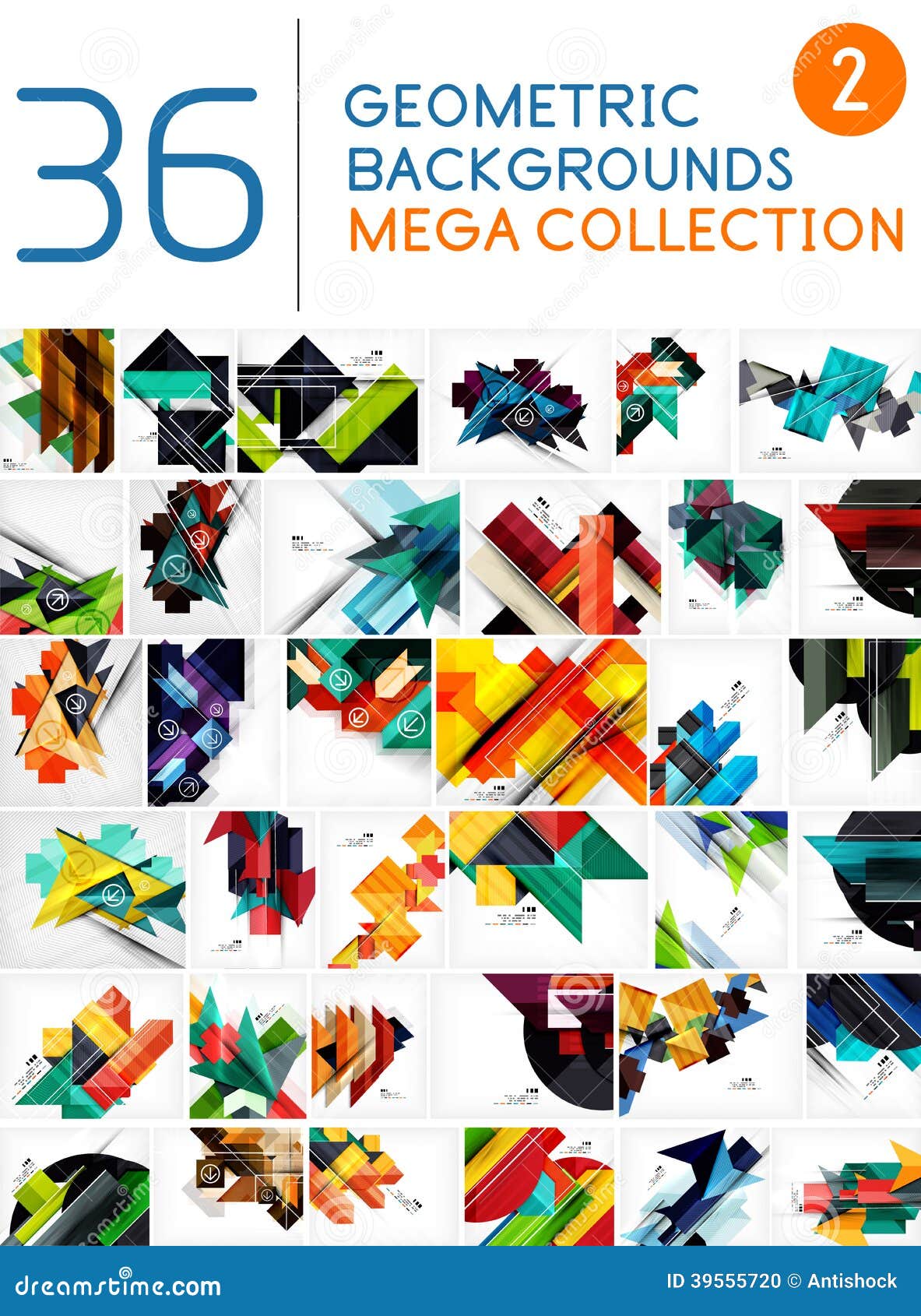 Mega Collection of Abstract Backgrounds Stock Vector - Illustration of ...