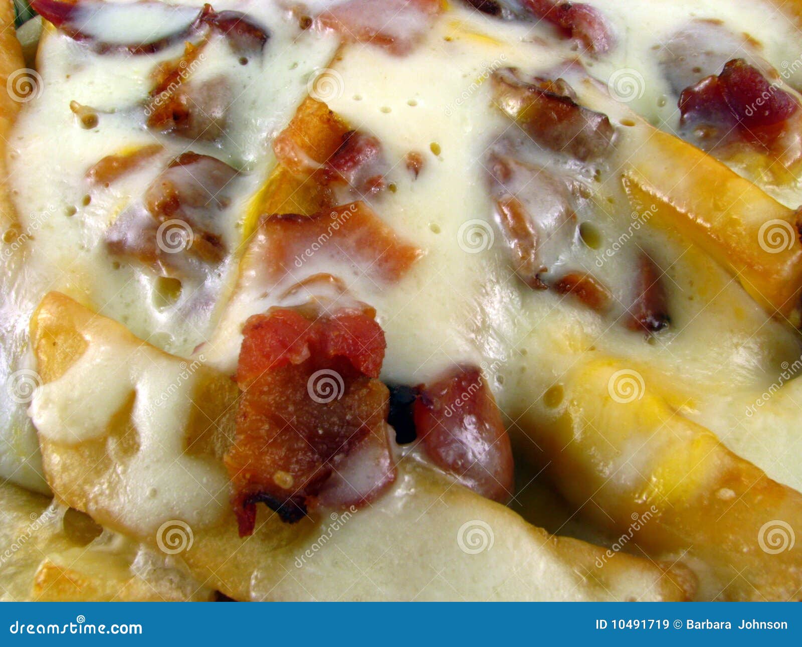 Mega Fries stock image. Image of cheese, bacon, mozzarella - 10491719