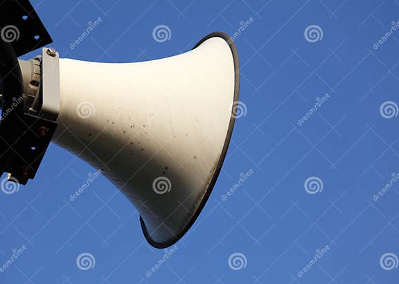 Mega Horn stock photo. Image of public, attention, communication - 17498366