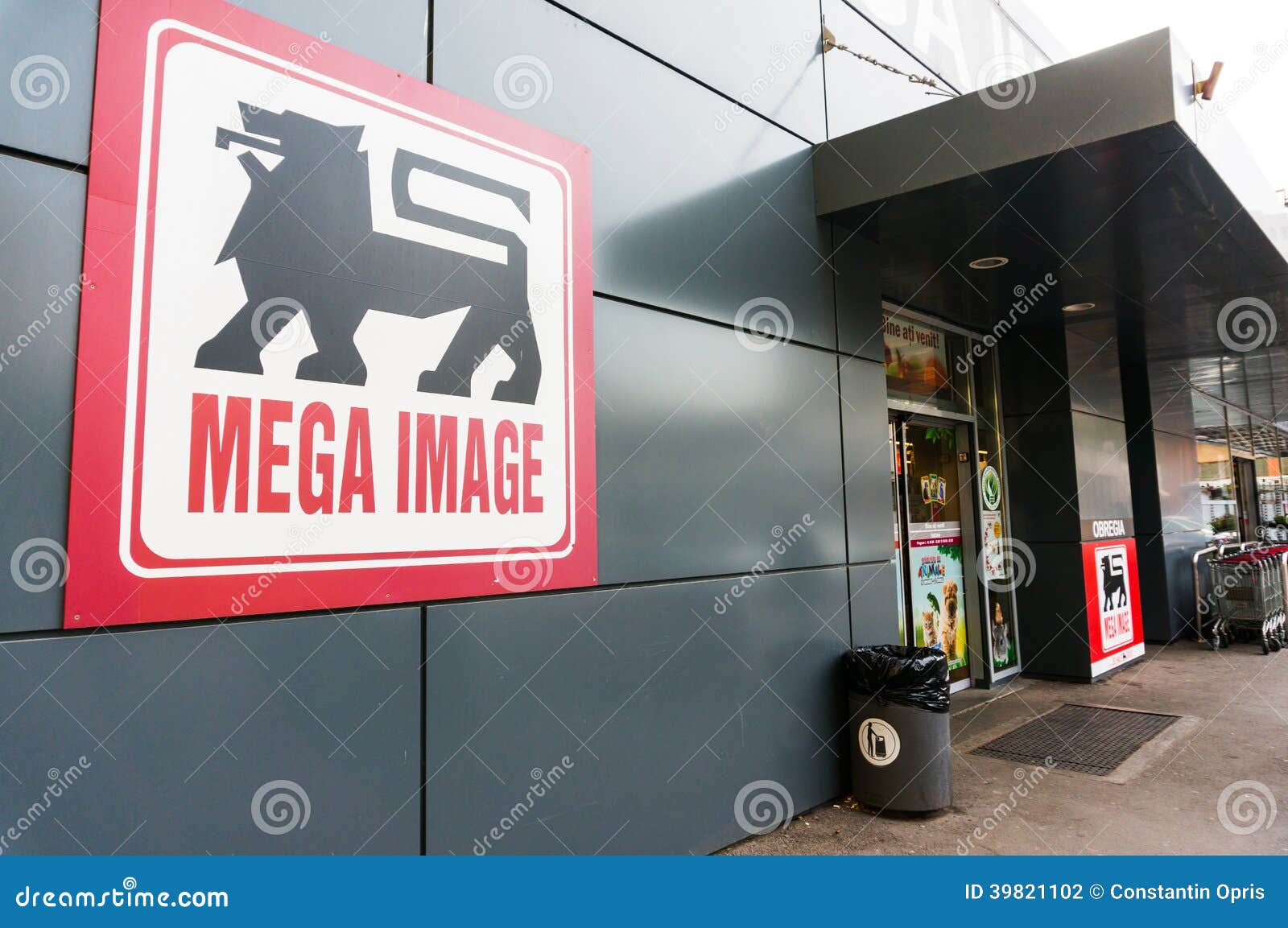 Mega image supermarket editorial photography. Image of store - 39821102
