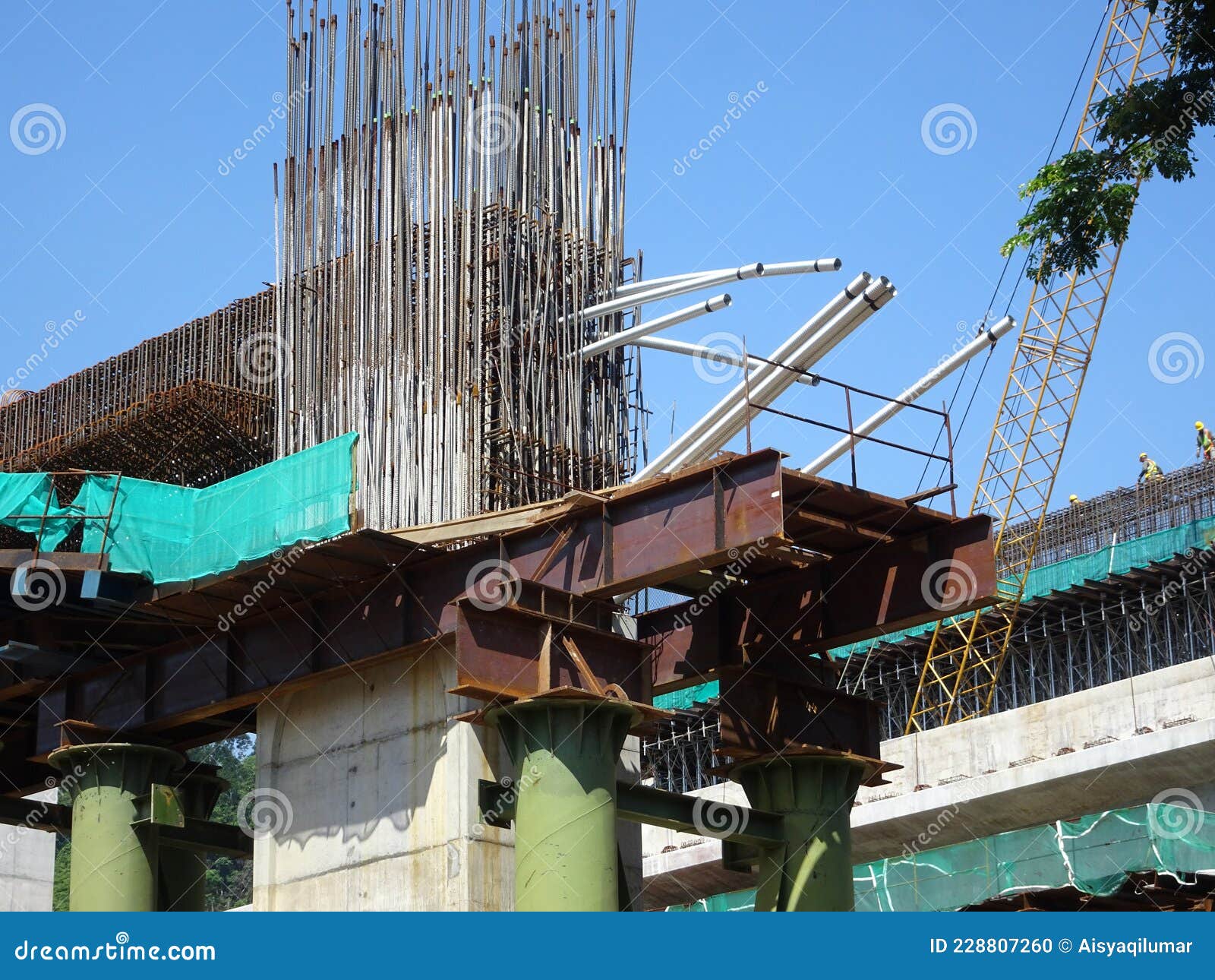 The Mega Infrastructure Structure is Under Construction. Editorial ...