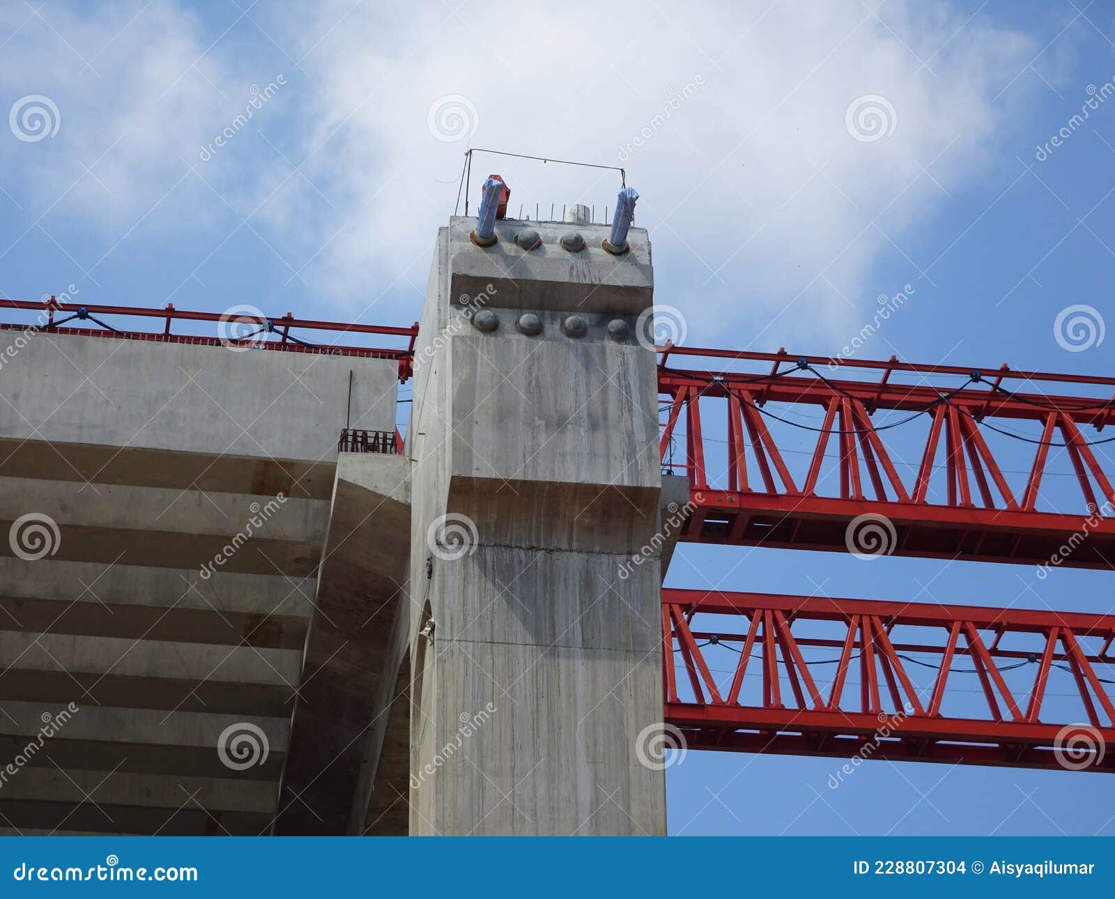 The Mega Infrastructure Structure is Under Construction. Editorial ...