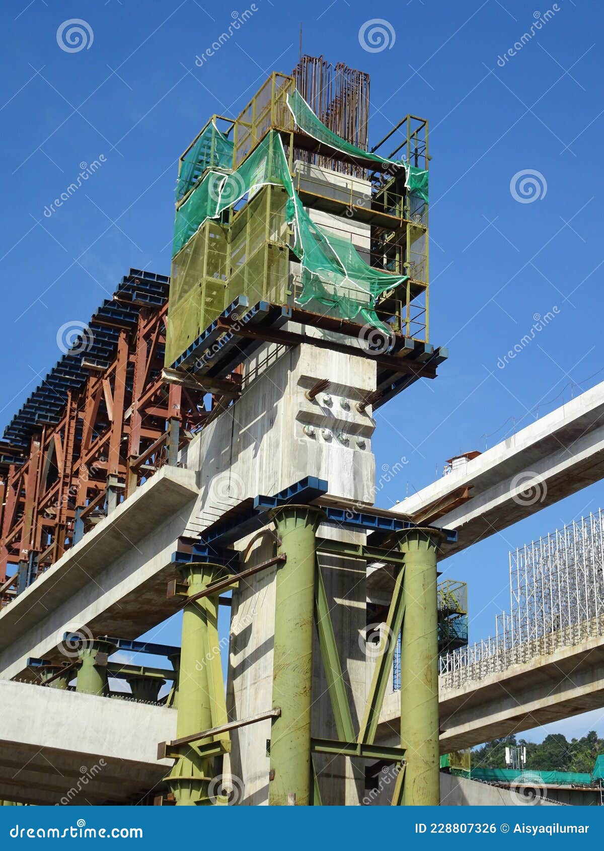 The Mega Infrastructure Structure is Under Construction. Editorial ...