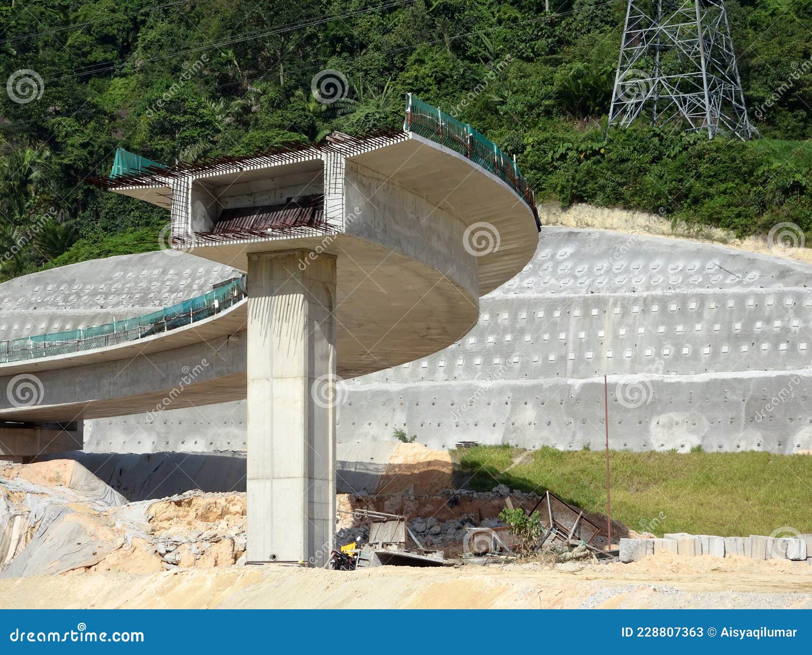 The Mega Infrastructure Structure is Under Construction. Editorial ...