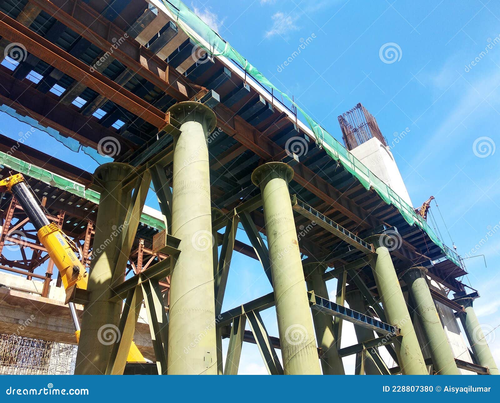 The Mega Infrastructure Structure is Under Construction. Editorial ...