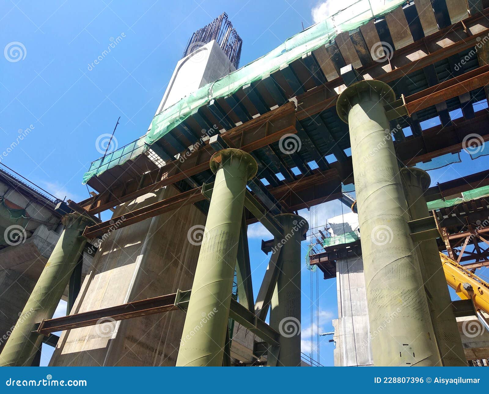 The Mega Infrastructure Structure is Under Construction. Editorial ...