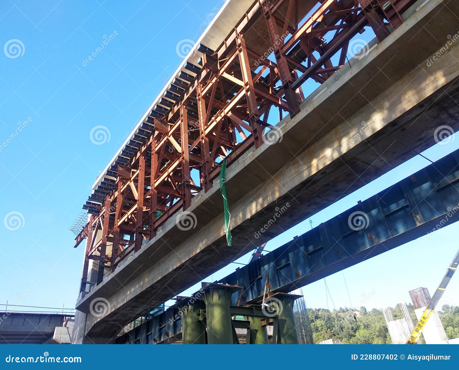 The Mega Infrastructure Structure is Under Construction. Editorial ...