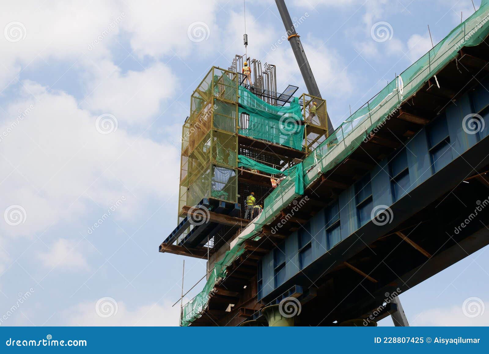 The Mega Infrastructure Structure is Under Construction. Editorial ...