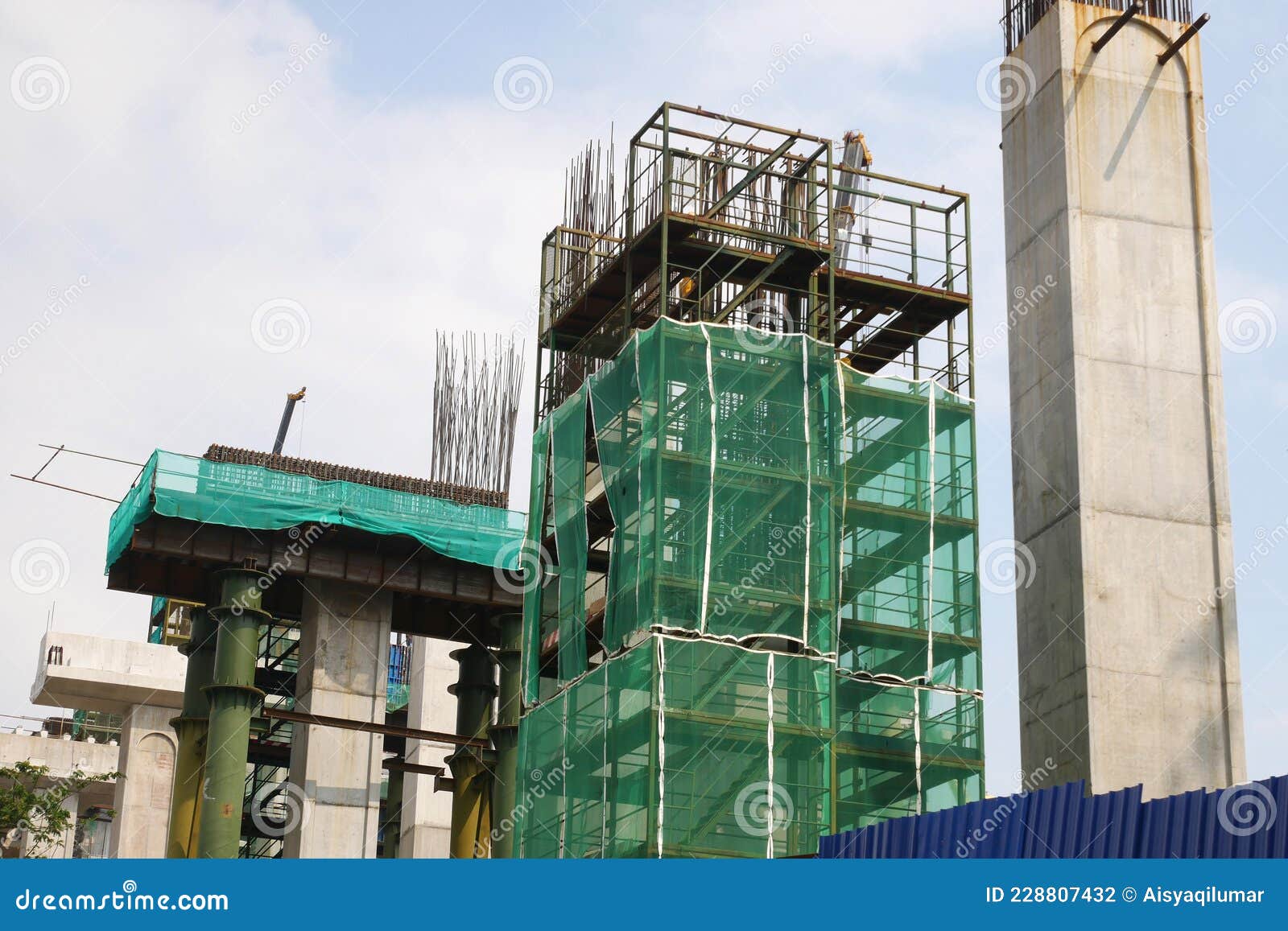 The Mega Infrastructure Structure is Under Construction. Editorial ...