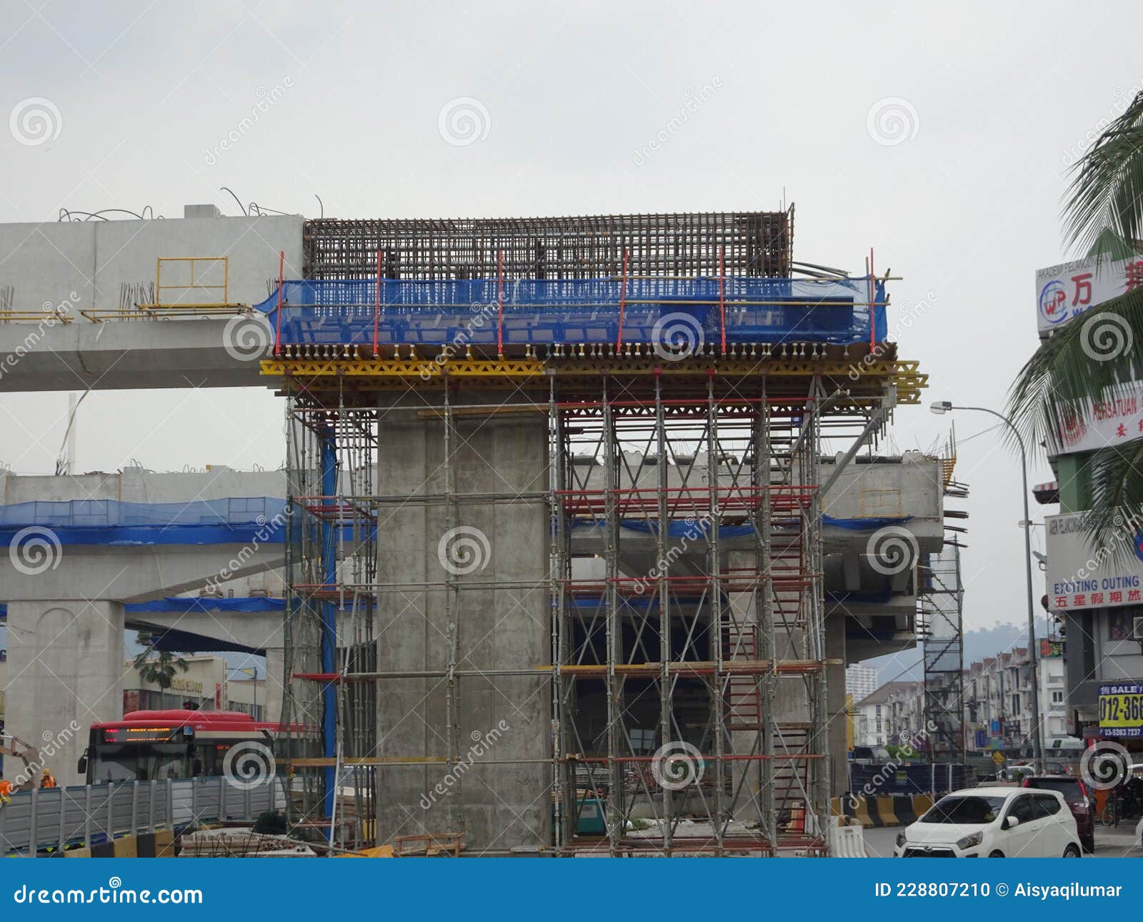 The Mega Infrastructure Structure is Under Construction. Editorial ...