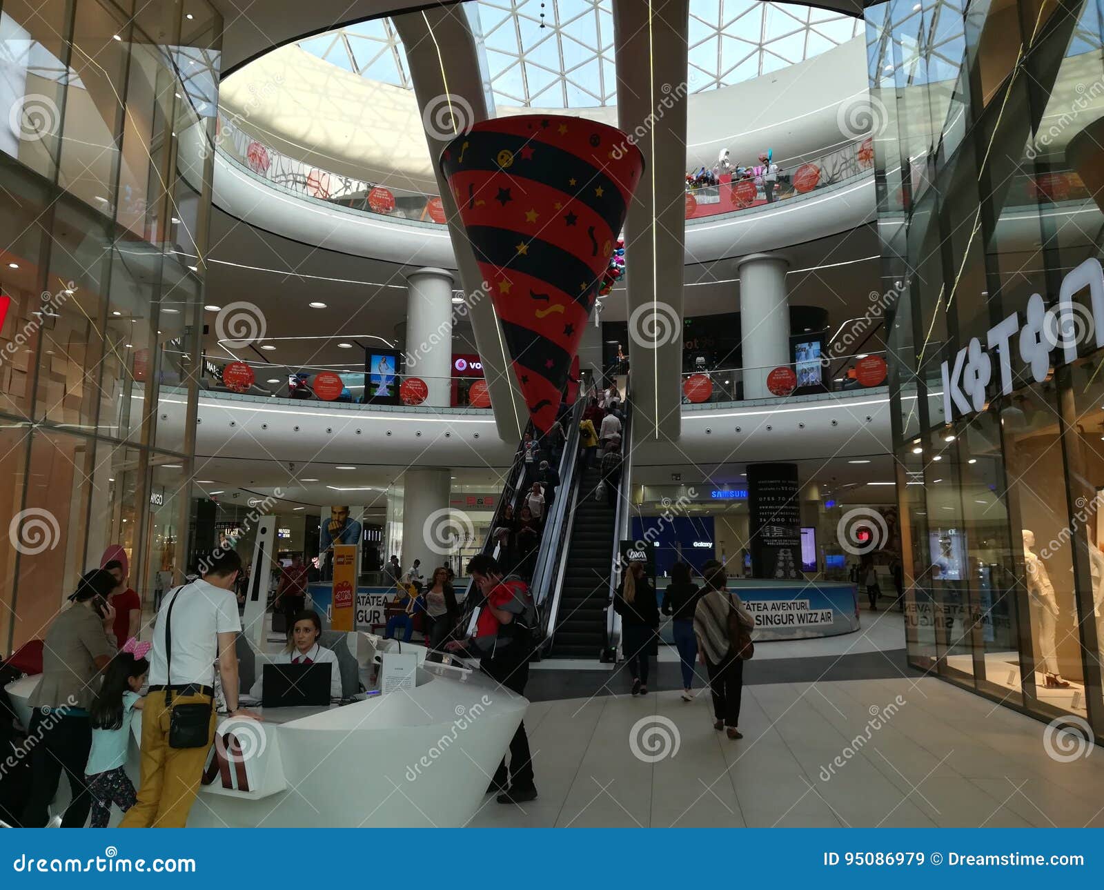 Mega Mall in Bucharest editorial stock image. Image of center - 95086979