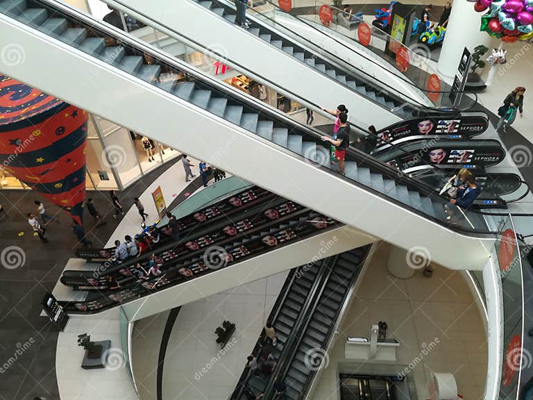 Mega Mall in Bucharest editorial stock image. Image of romania - 95087029