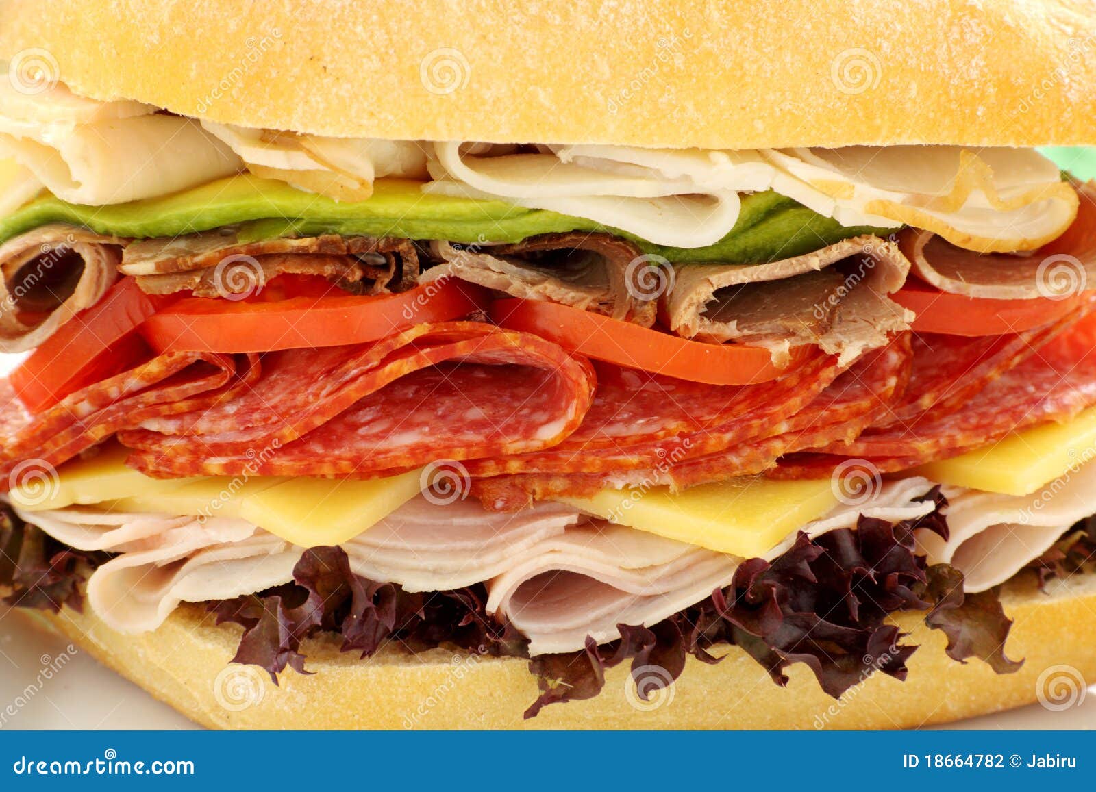 Mega Meat Roll stock photo. Image of natural, copy, appetizing - 18664782