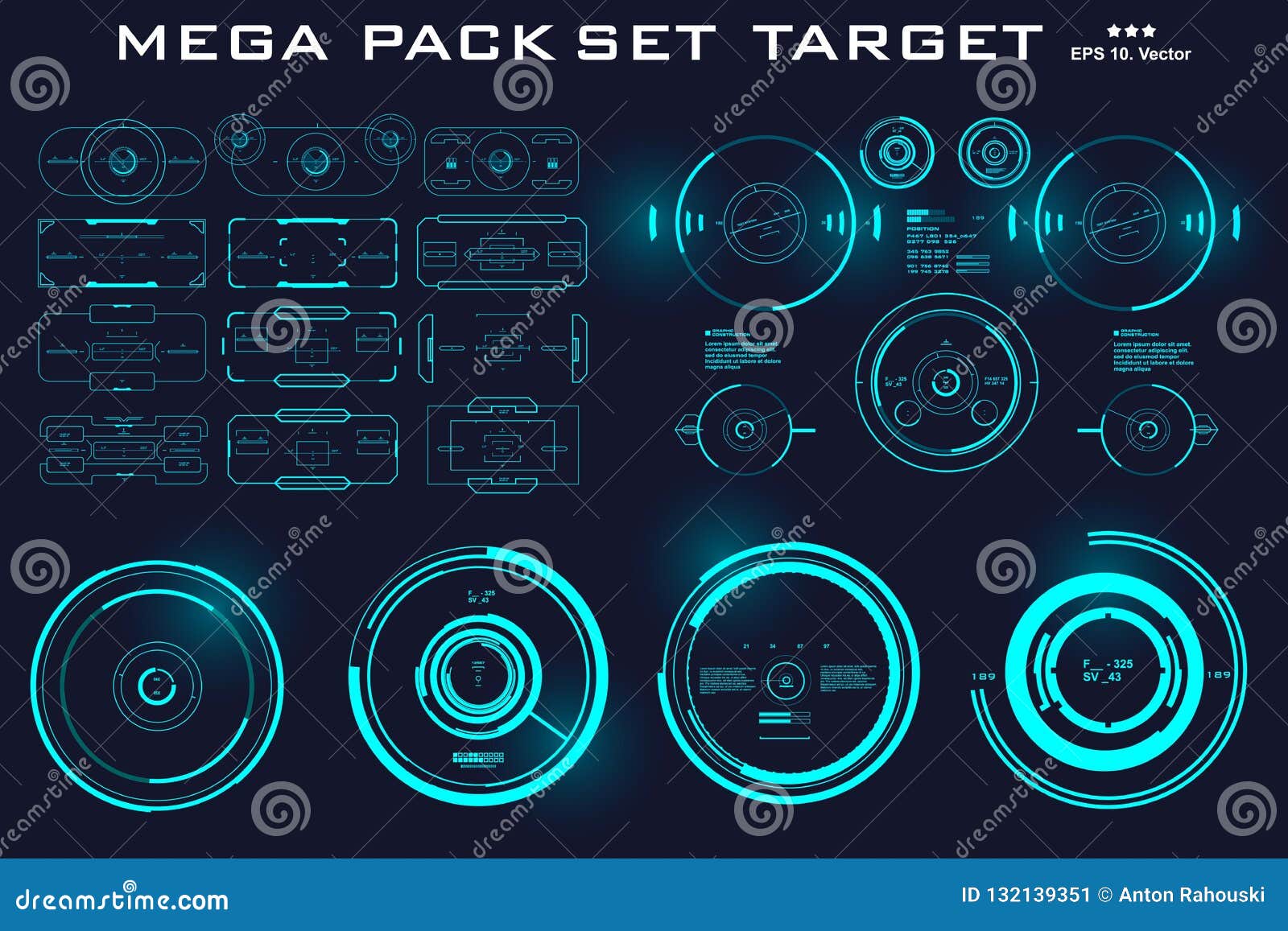 Mega Pack Set Target. HUD Futuristic Blue User Interface. Futuristic ... Mega Pack Set Target. HUD Futuristic Blue User Interface. Futuristic ...