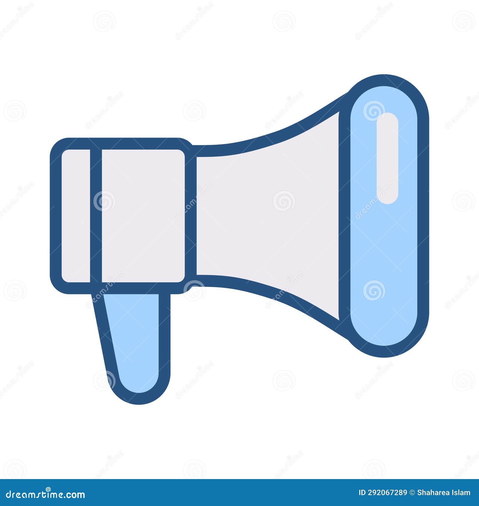 Mega phone icon stock illustration. Illustration of phone - 292067289