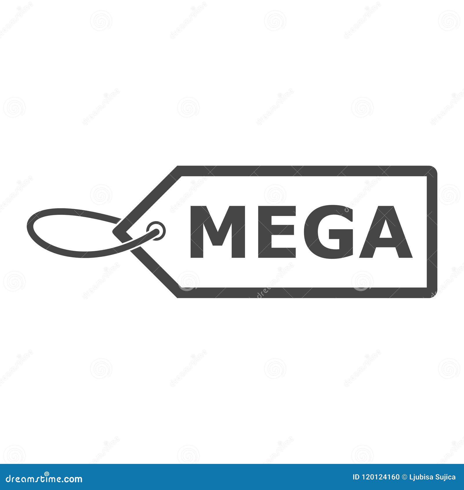 Mega Price Tags, Simple Vector Illustration Stock Vector - Illustration ...