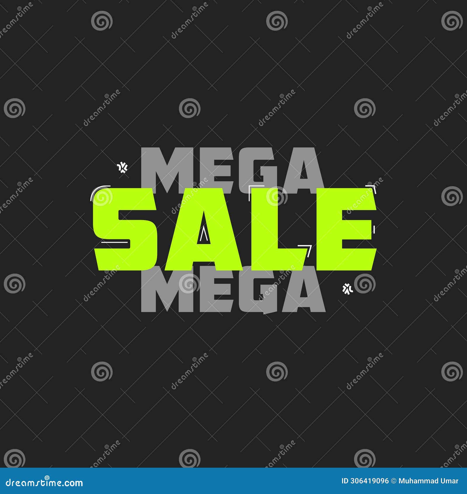 Mega Sale Sticker - Mega Sale Label - Mega Sale Design Stock Vector ...