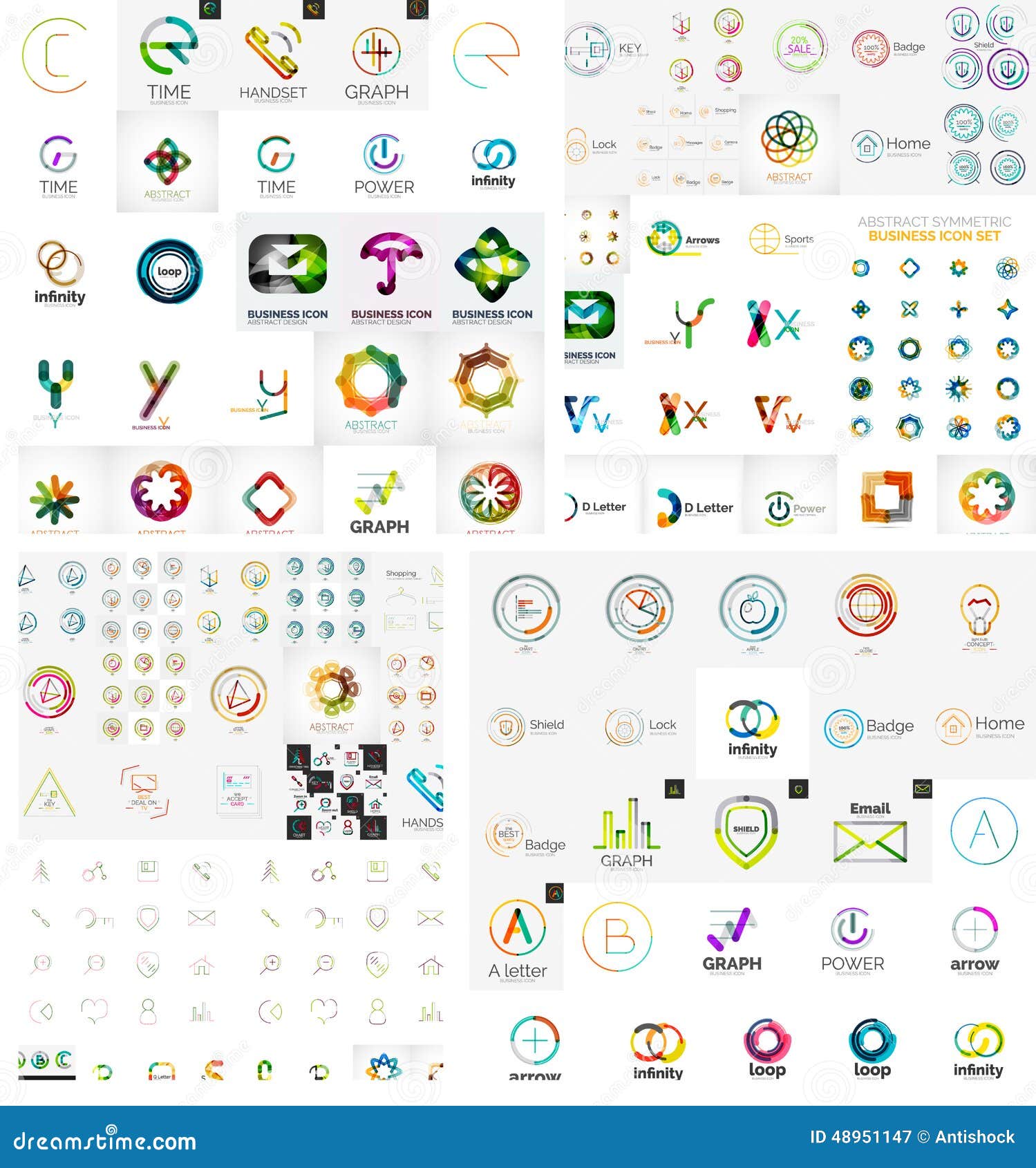 Mega- Sammlung des Logos vektor abbildung. Illustration von zeichen ...