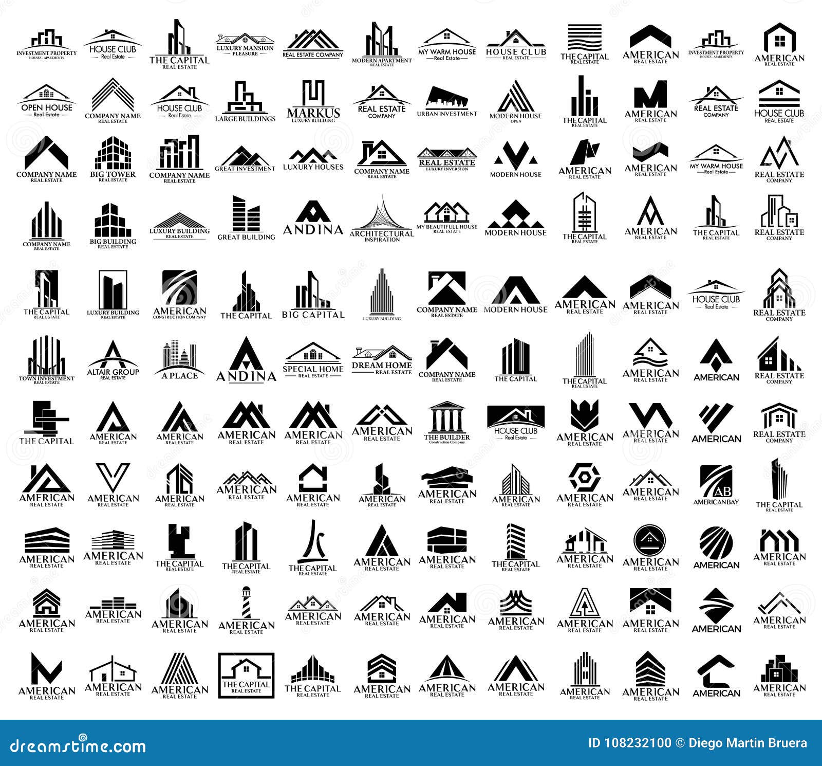 Mega Set and Big Group, Real Estate, Building and Construction Logo ...