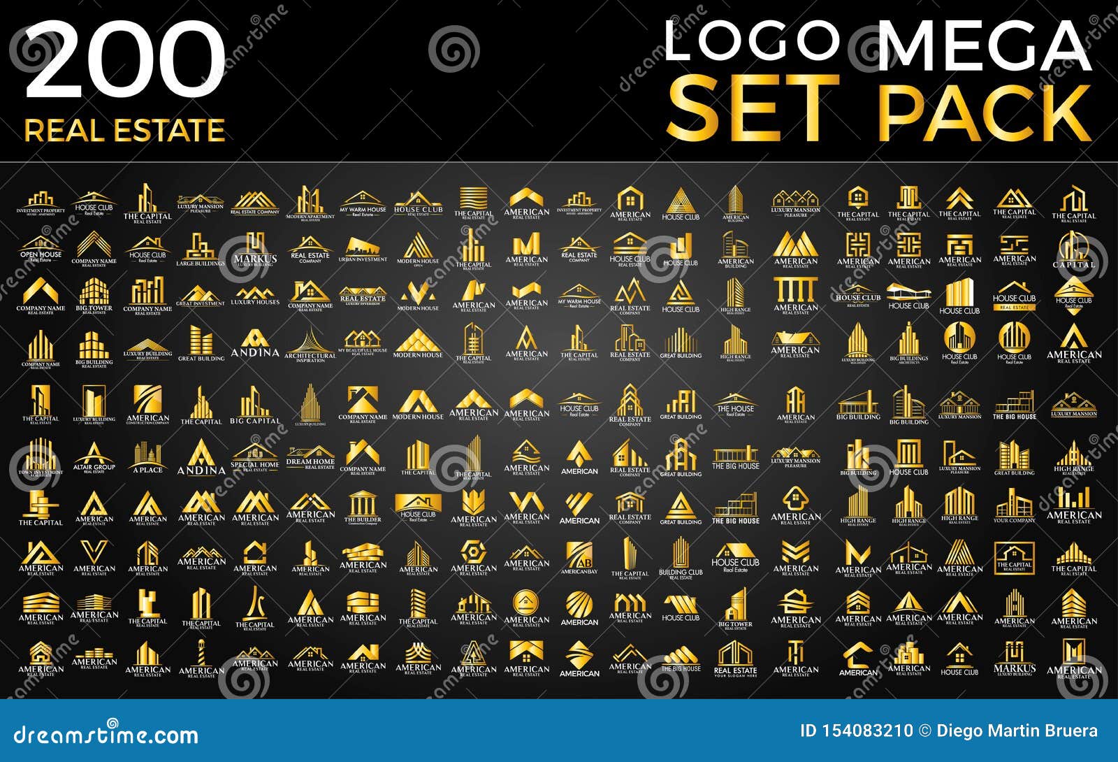 Mega Set and Big Group, Real Estate, Building and Construction Logo ...