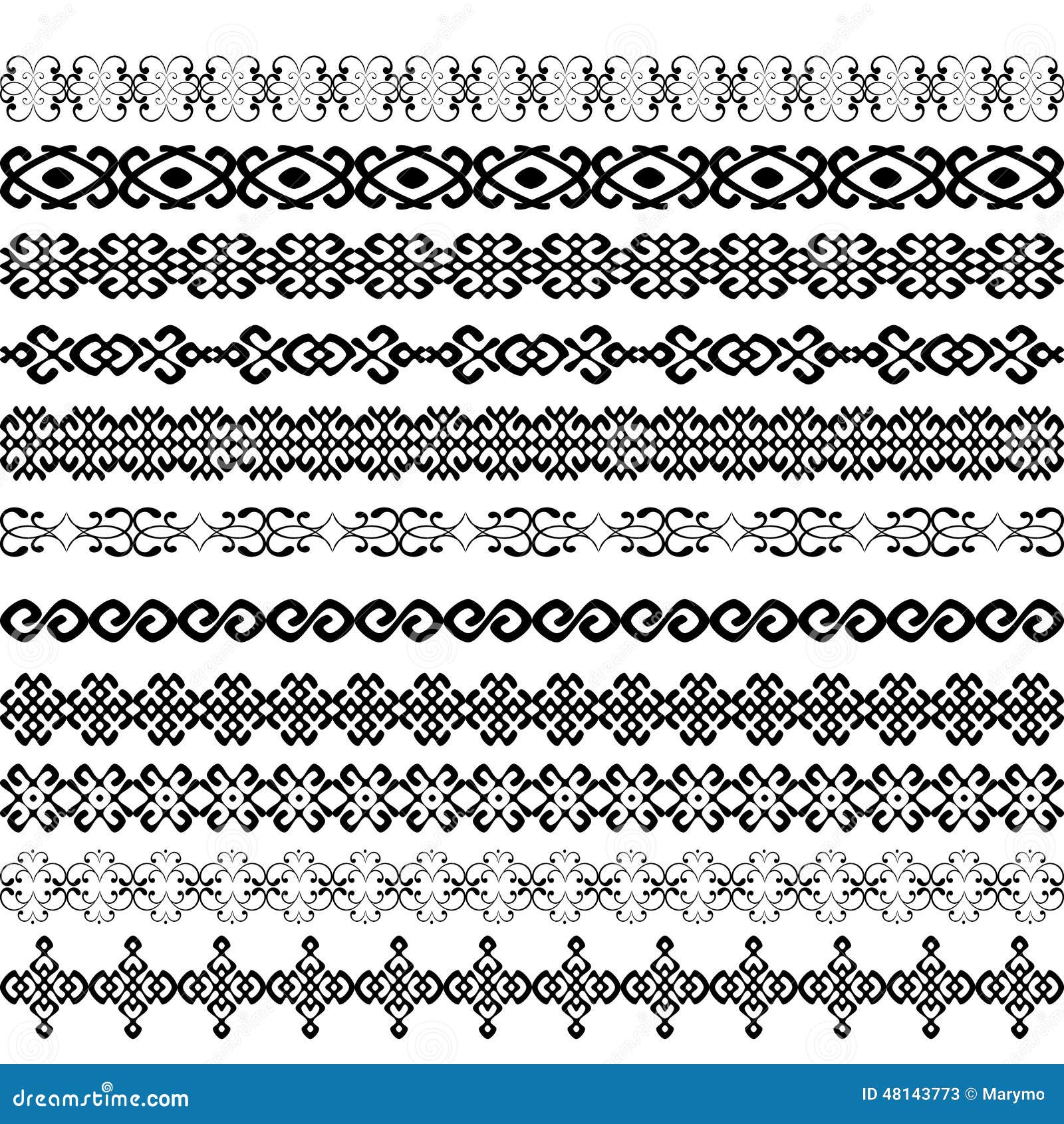 Single Border Designs Black And White