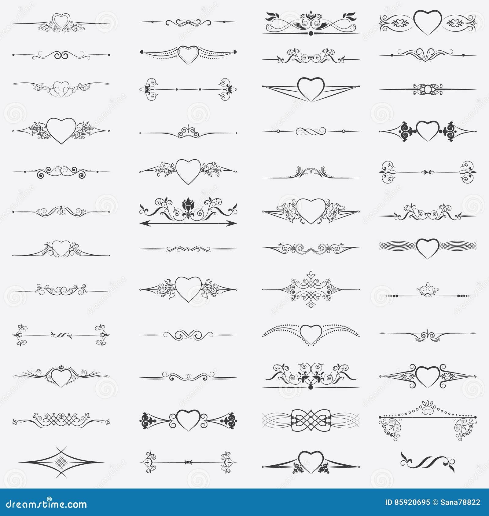 Mega Set of Dividers. You Can Use Text Formatting, Printing Design ...