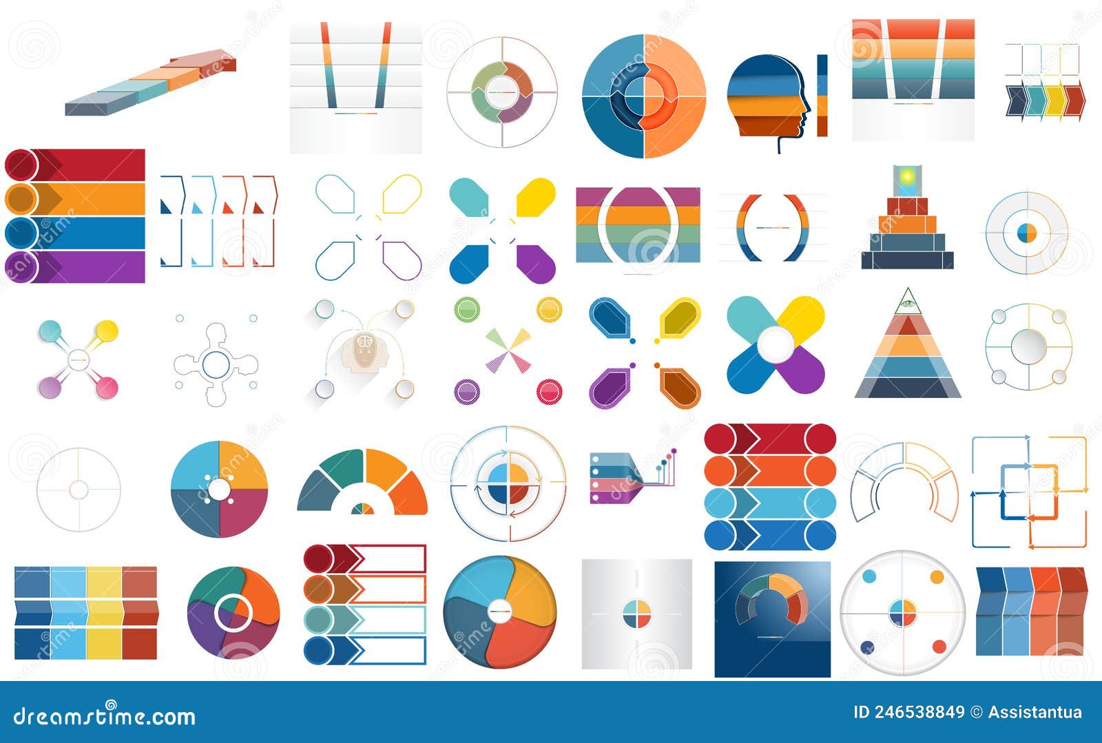 Mega Set 1 Six Position Cartoon Vector | CartoonDealer.com #246539065