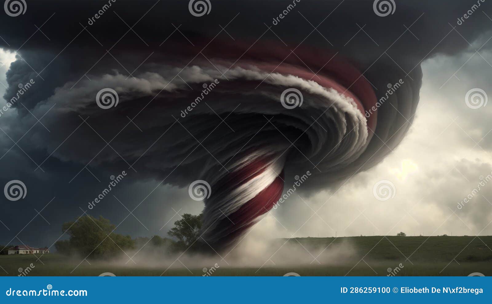Mega Tornado stock illustration. Illustration of expression - 286259100