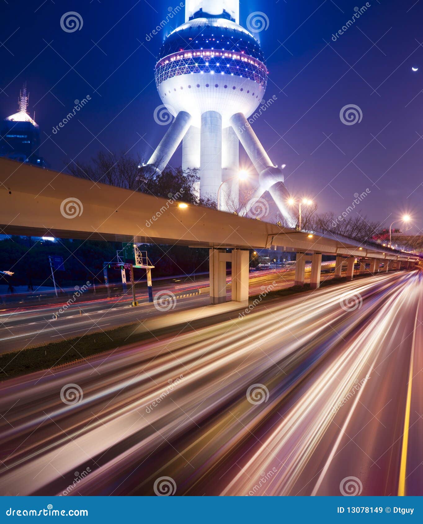 Megacity Highway stock image. Image of highway, capital - 13078149