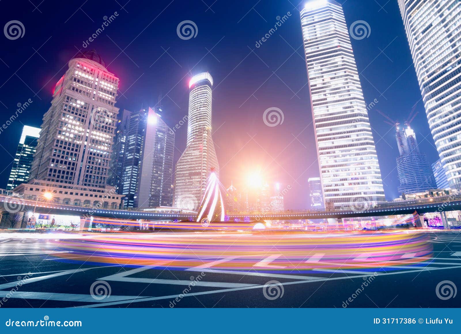 Megacity Highway in China stock photo. Image of asia - 31717386