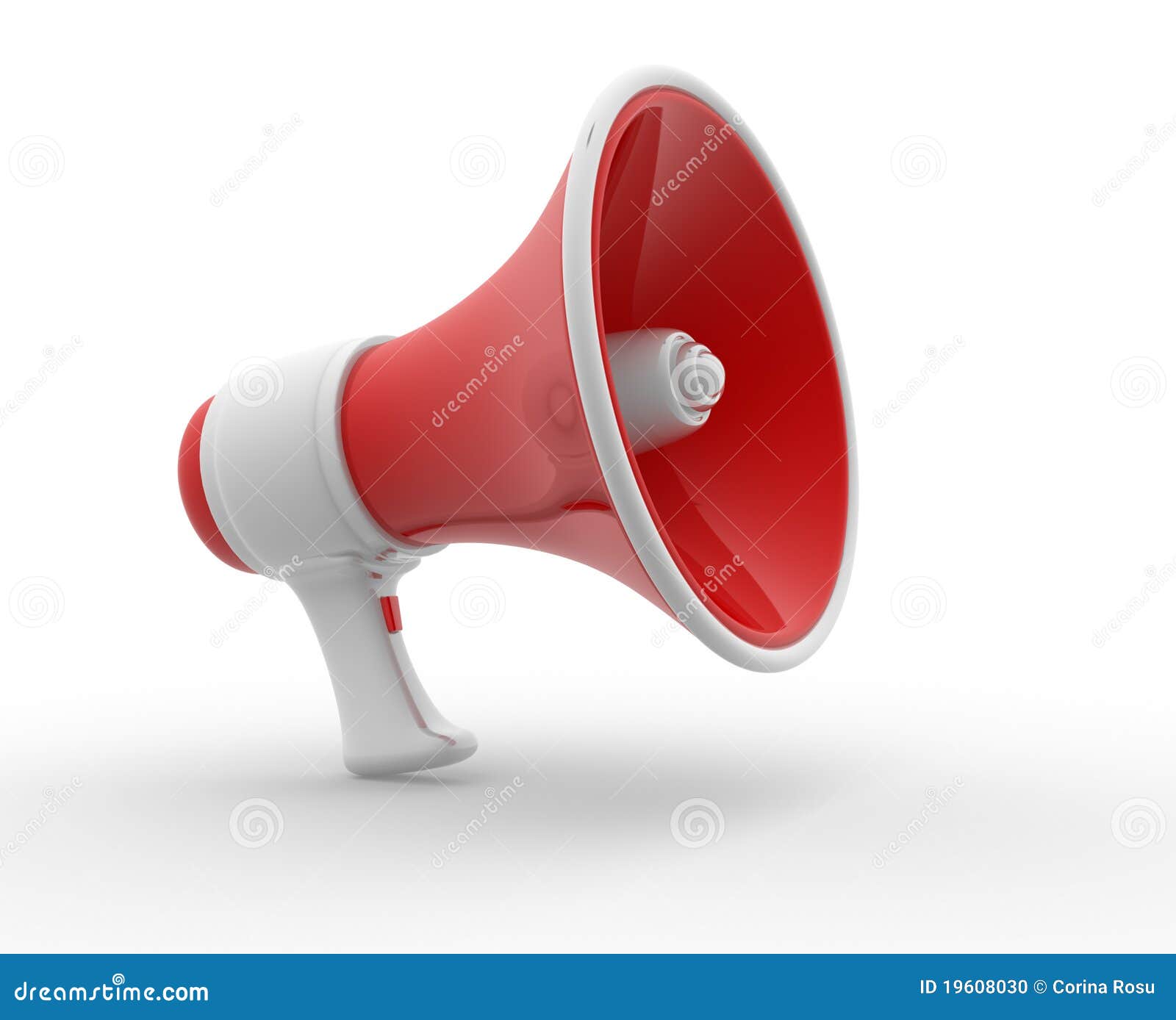 Megafon stock illustrationer. Illustration av uppmärksamhet - 19608030