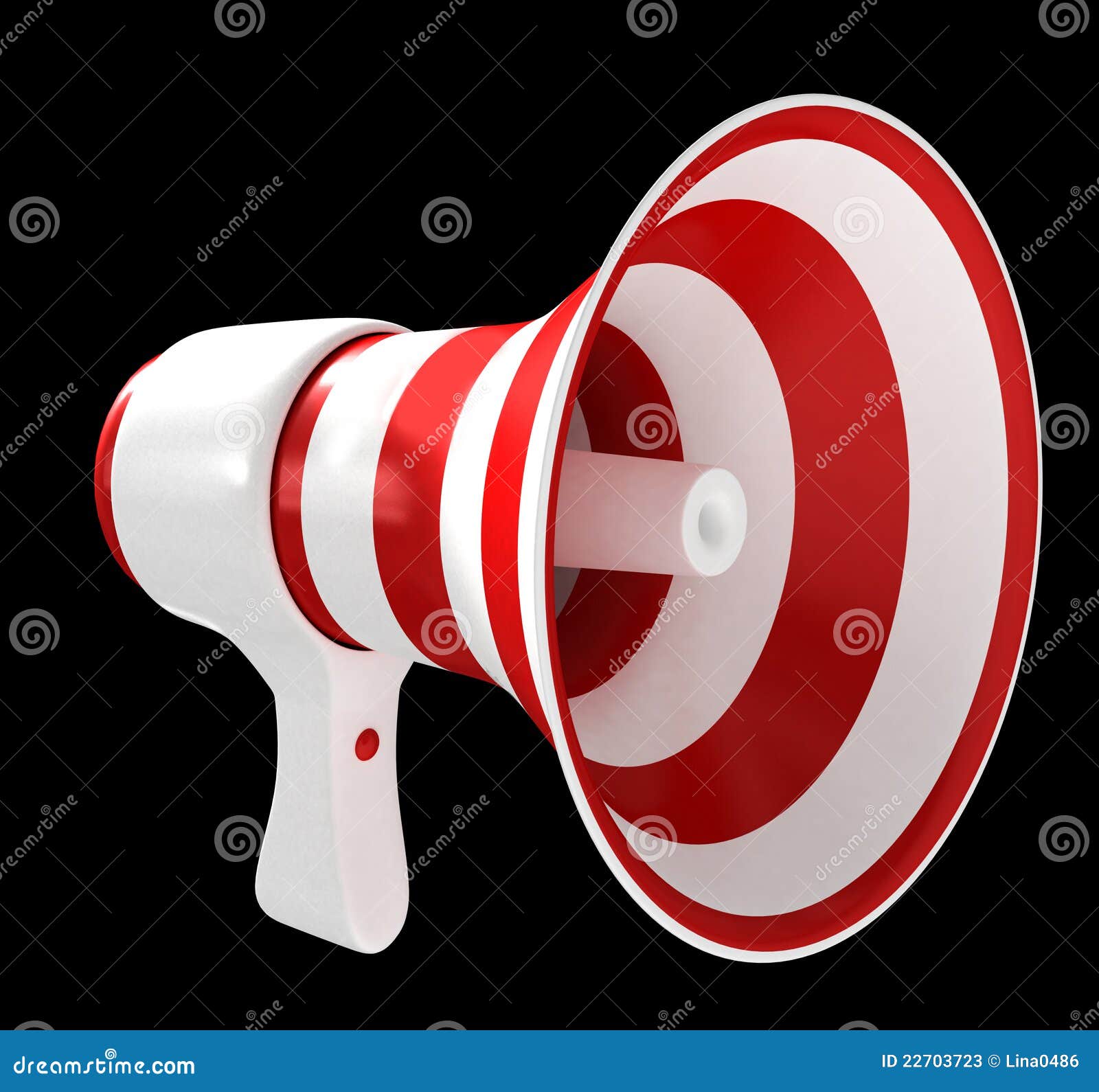 Megafon stock illustrationer. Illustration av meddelande - 22703723