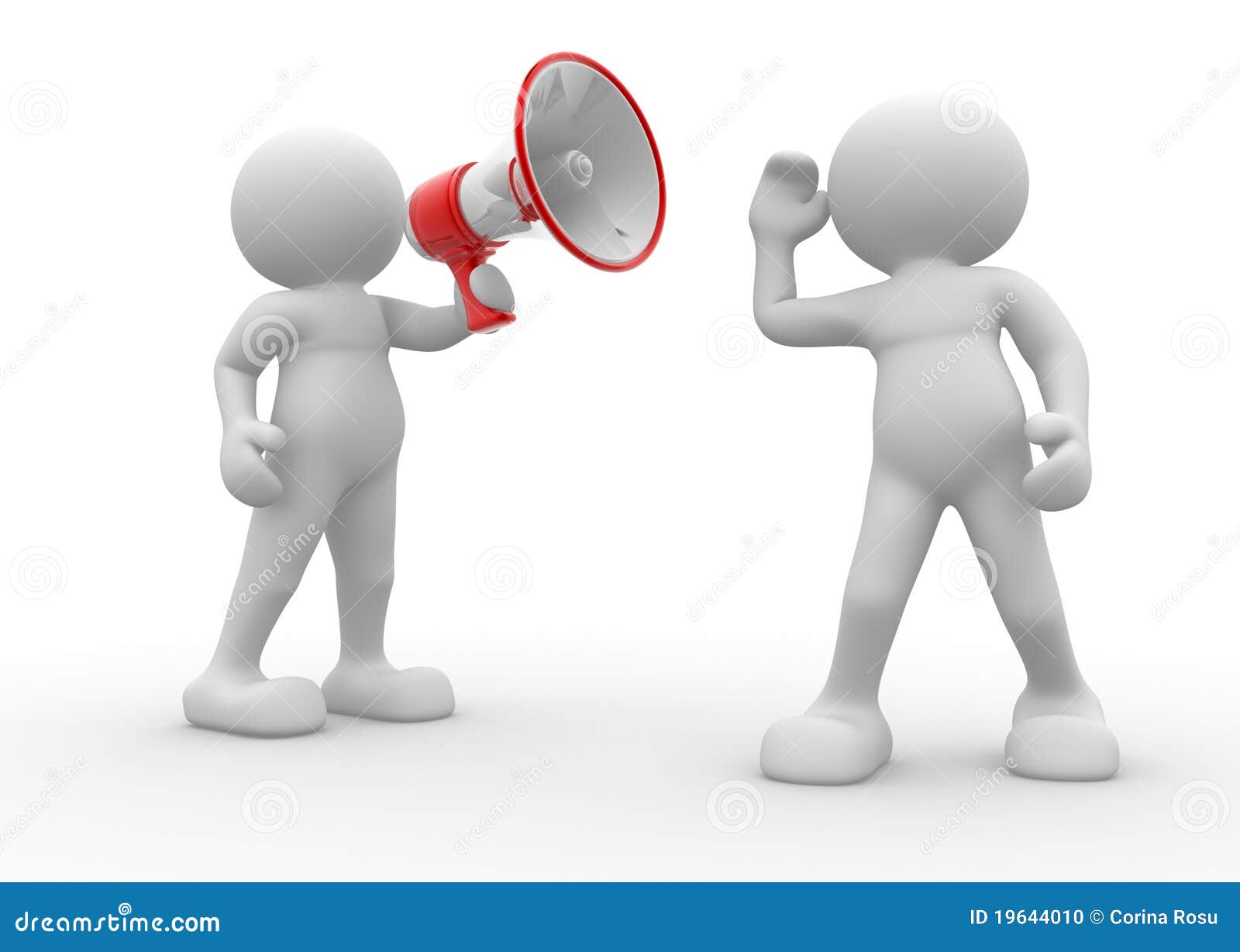 Megafoon stock illustratie. Illustration of bespreking - 19644010